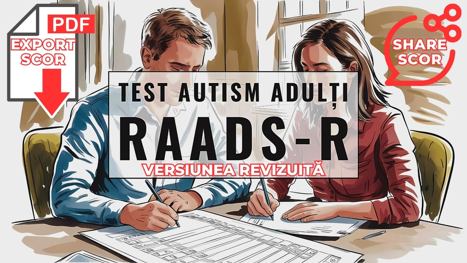 Testare Online Autism / Asperger la Adulți | RAADS-R și CAT-Q